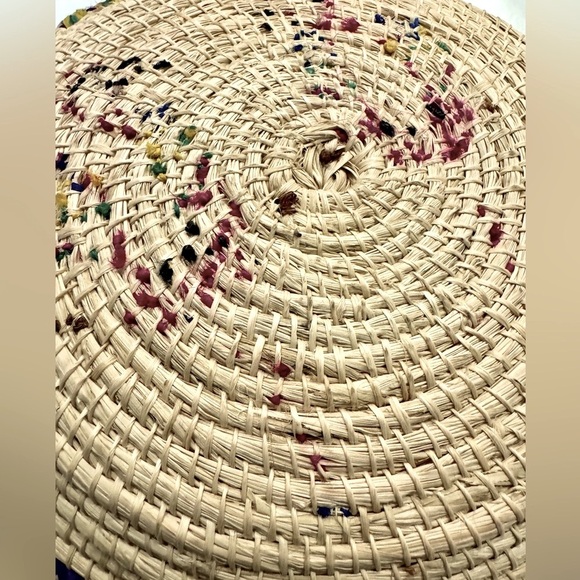 Handmade | Art | Iraca Palm Woven Basket W Huayruro Seeds From The ...
